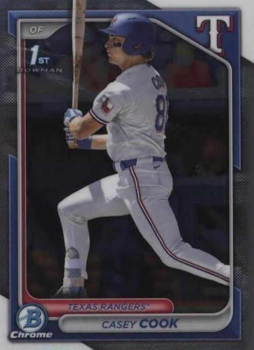 2024 Bowman Draft - Chrome Casey Cook #BDC-66 (RC) for sale online | eBay