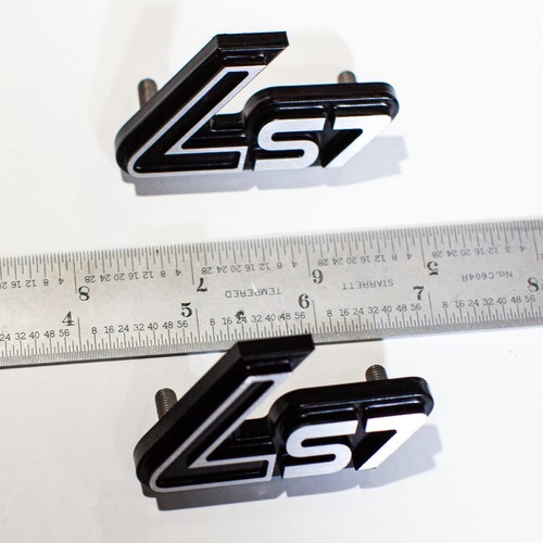 LS7 LS-7 Chevrolet Chevy GMC Truck Fender Emblem Car | Black | Matte ...