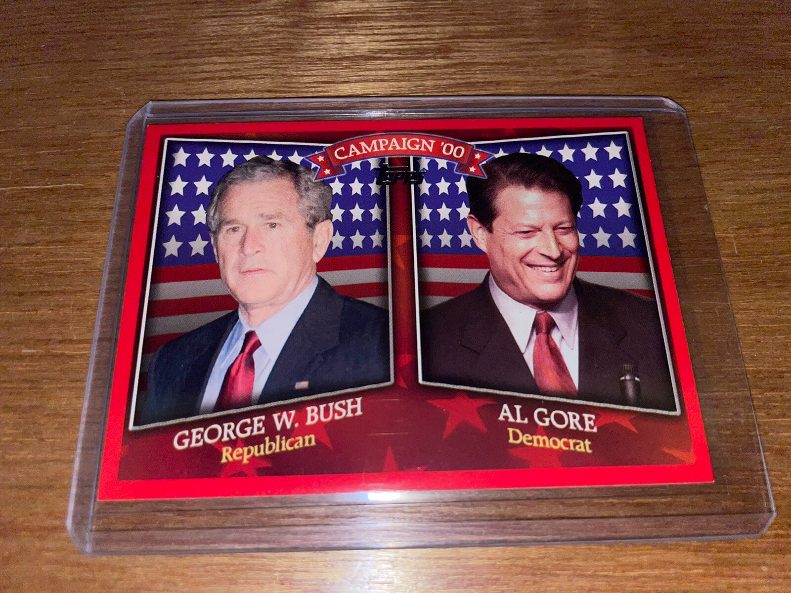 2008 Topps Historical Campaign Match-Ups George W Bush Al Gore #HCM ...