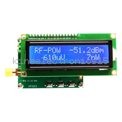 1PCS Digital RF Power Meter 1MHz to 10GHz -50 to 0dBm RF Signal ...
