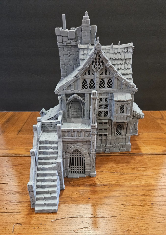 Kingdom of Guardia Knight's Keep Inn 32mm Scale Building for D&D, RPG ...