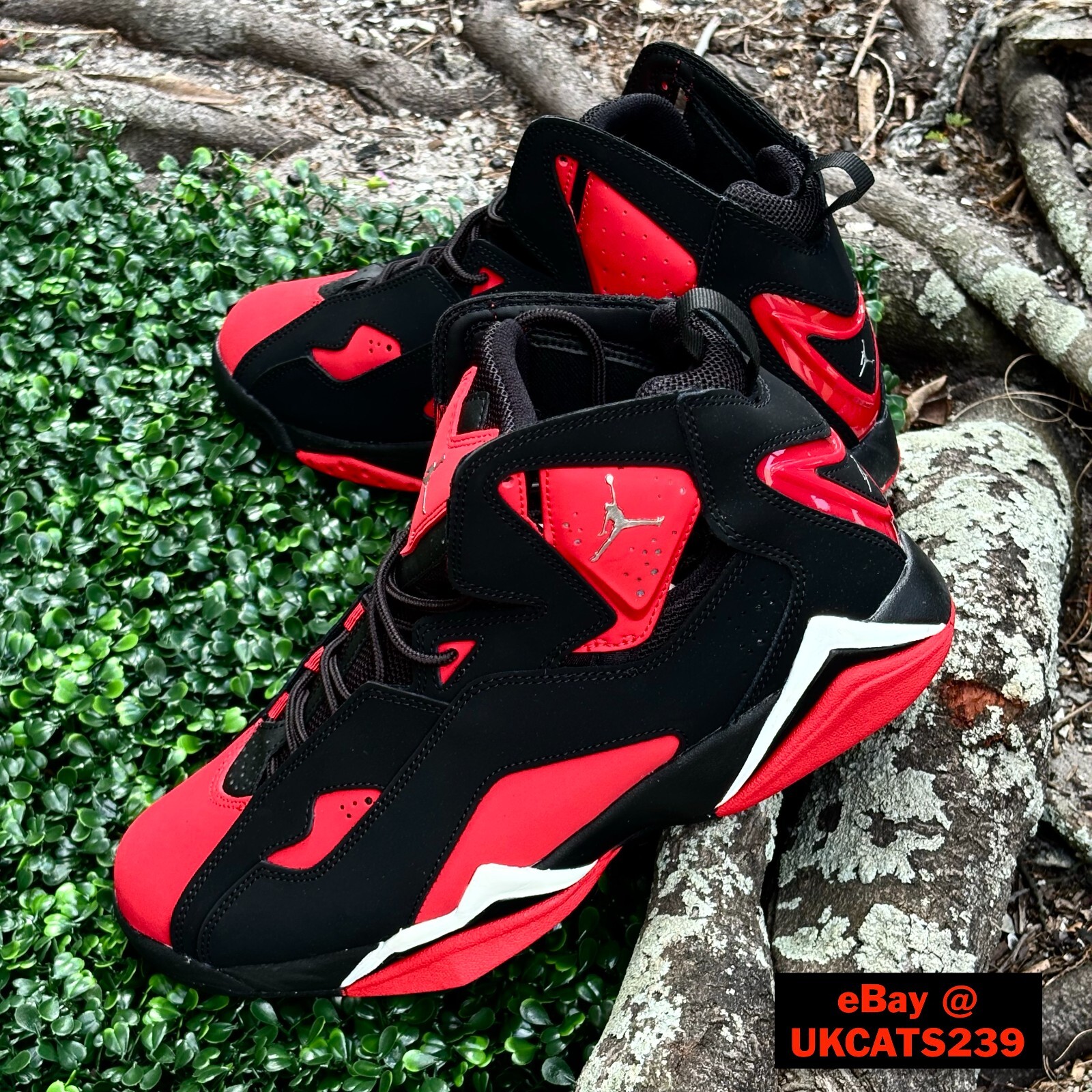 Nike Air Jordan True Flight Shoes Black University Red CU4933-001 Mens ...