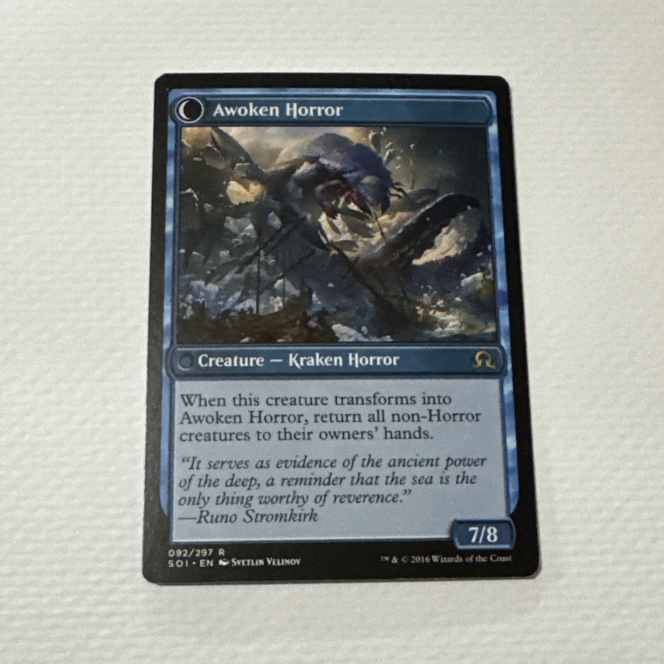 Thing in the Ice / Awoken Horror - MtG - Shadows over Innistrad - NM | eBay