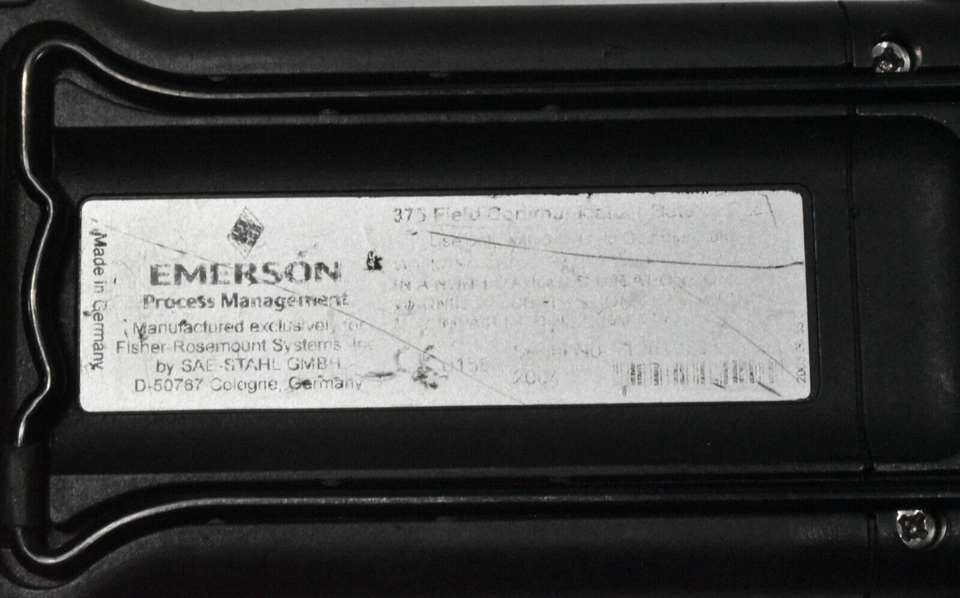 Emerson Hart Fieldbus 375 Handheld Terminal Field Communicator | eBay
