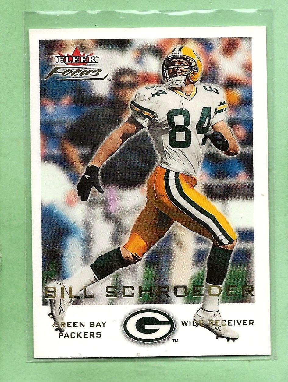 BILL SCHROEDER - 2000 Fleer Focus - 61 - Packers - Comb. Shipping | eBay