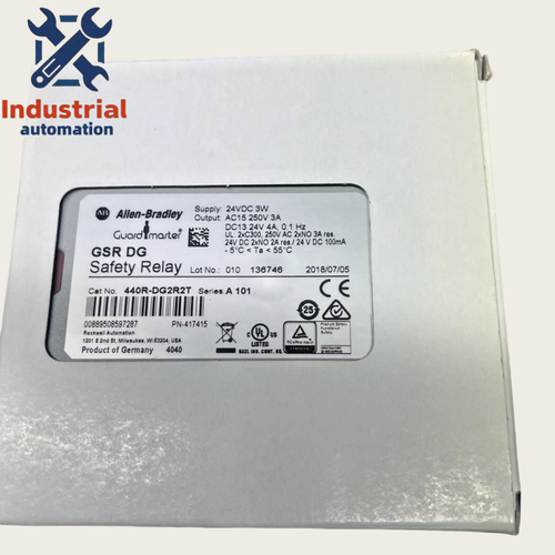 New Allen-Bradley 440R-DG2R2T Guardmaster Safety Relay DG: Dual ...