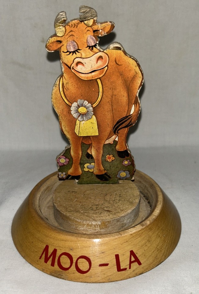 Vintage Vic Moran Moo La Bank Glass Dome Bubble Bank | eBay