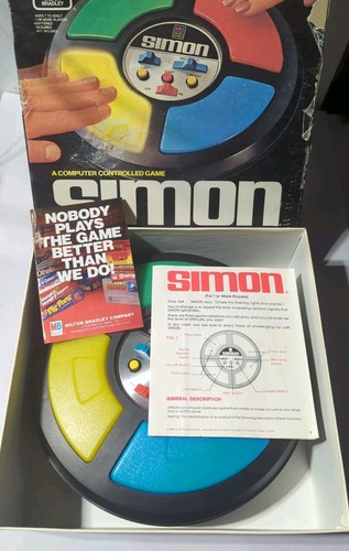 VINTAGE SIMON MEMORY ELECTRONIC GAME 1986 MILTON BRADLEY - TESTED ...
