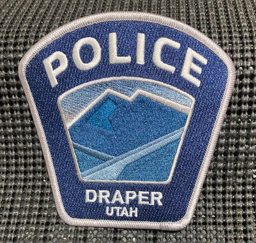 UTAH- DRAPER POLICE DEPARTMENT-FULLY EMBROIDERED- HANG GLIDING & PARA ...