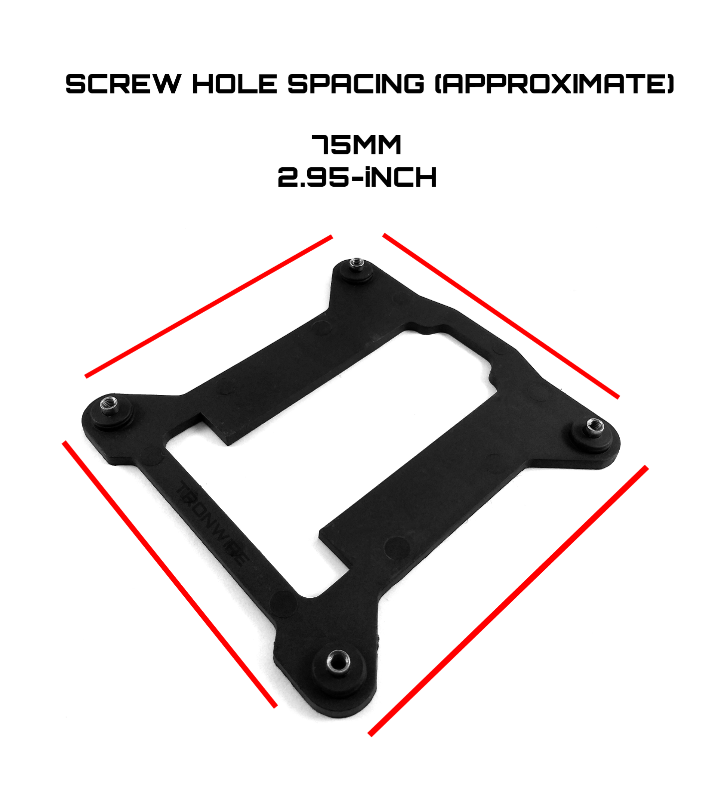 TRONWIRE CPU Cooler Backplate Mounting Bracket For Intel 1200 1151 1150 ...