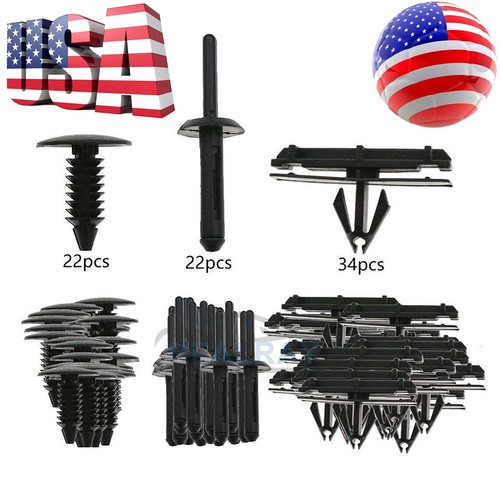 78pcs Full set Fender Flare Hardware Clip Mounting Kit For Jeep ...