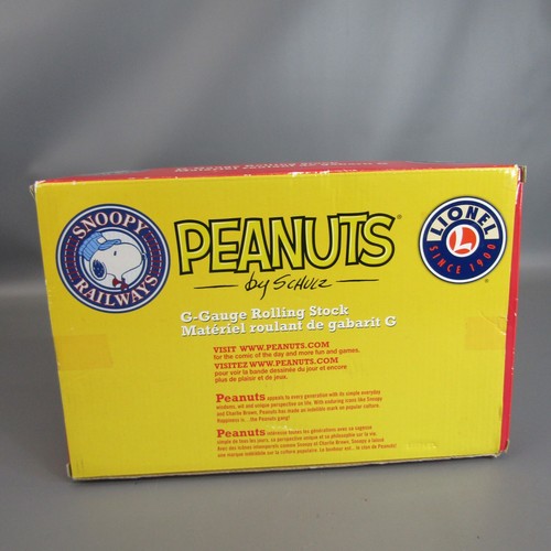 Lionel Peanuts Snoopy Railway G Scale Freight Car NEW Rolling Stock ...
