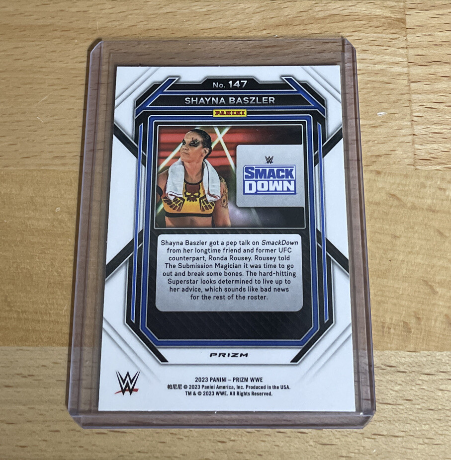 2023 Prizm WWE Shayna Baszler Green Prizms #147 Smackdown Diva Divas ...