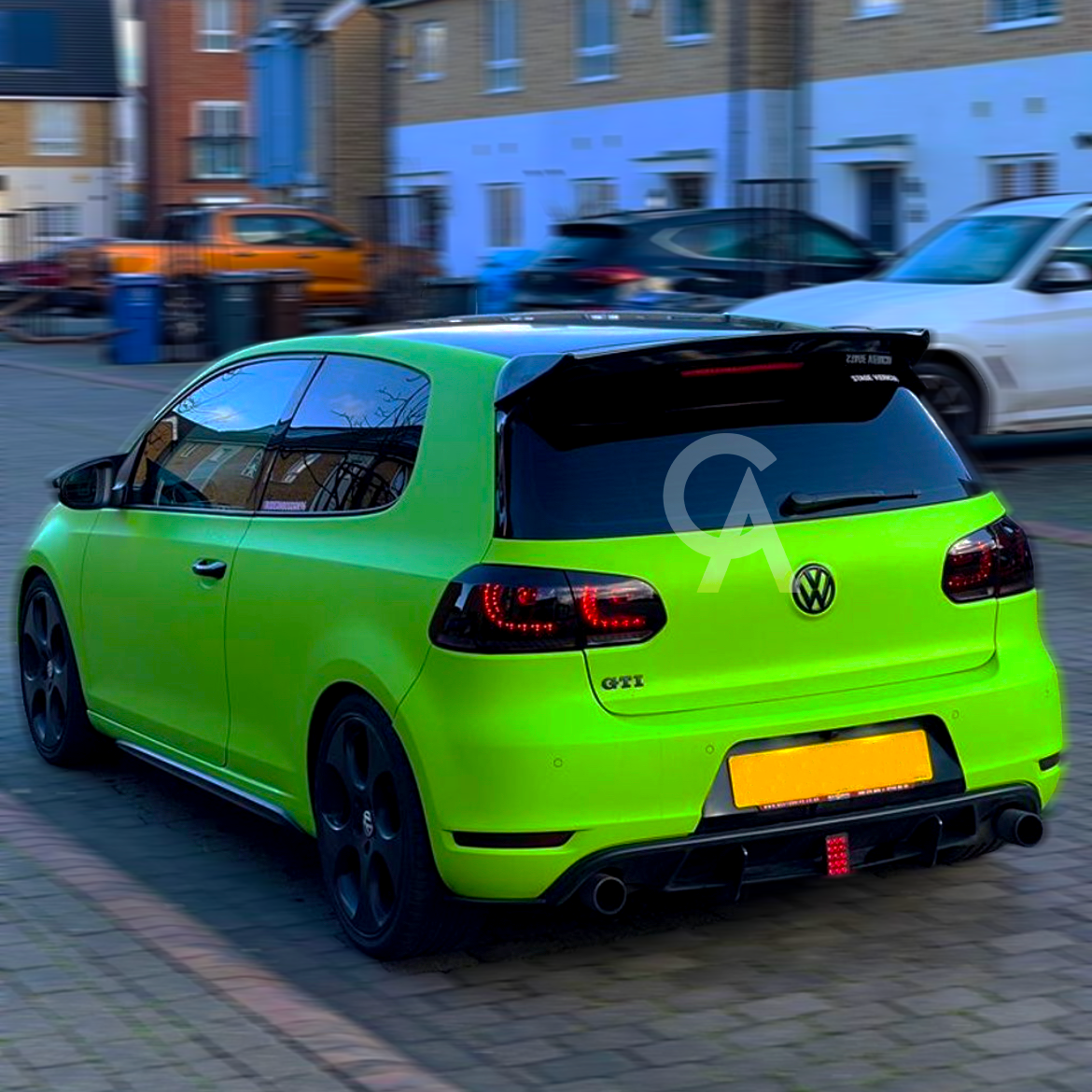 VW Golf MK6 R20 GTI GTD Osir Style Gloss Black Spoiler 08-12 UK SELLER ...