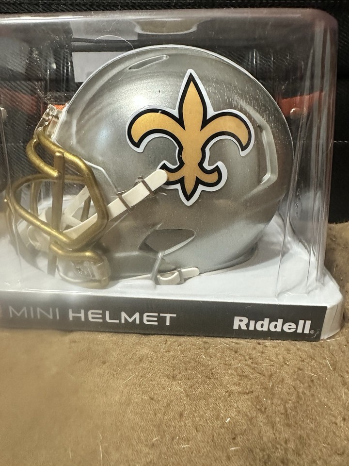 Mark Ingram Autographed New Orleans Saints Flash Mini Football Helmet ...