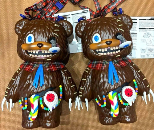 Hamikuma Popcorn Bucket Set of 2 USJ 2025 Halloween Horror Nights ...