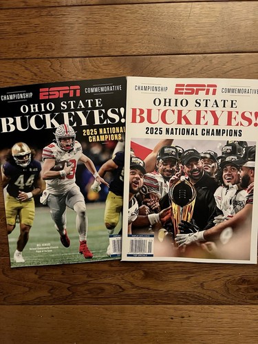NEW ESPN Ohio State Buckeyes 2025 National Champions Magazines | eBay