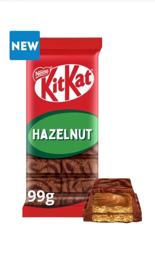 NEW KIT KAT SHARING BARS SALTED CARAMEL,DOUBLE CHOCOLATE & HAZELNUT 3 X ...