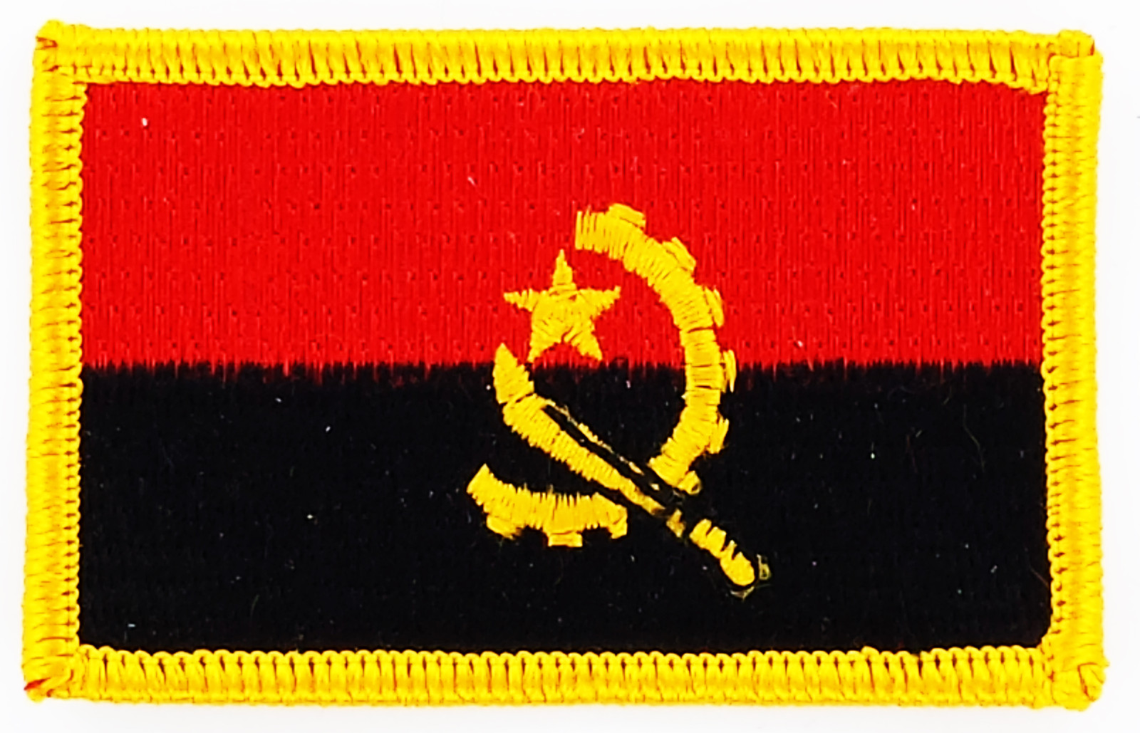 ANGOLA ANGOLAN FLAG PATCHES COUNTRY PATCH BADGE IRON ON NEW EMBROIDERED | eBay