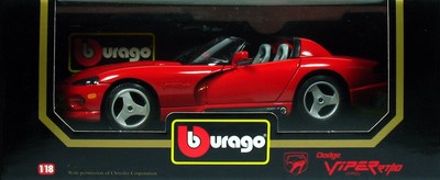 BURAGO 1/18 DODGE VIPER | eBay
