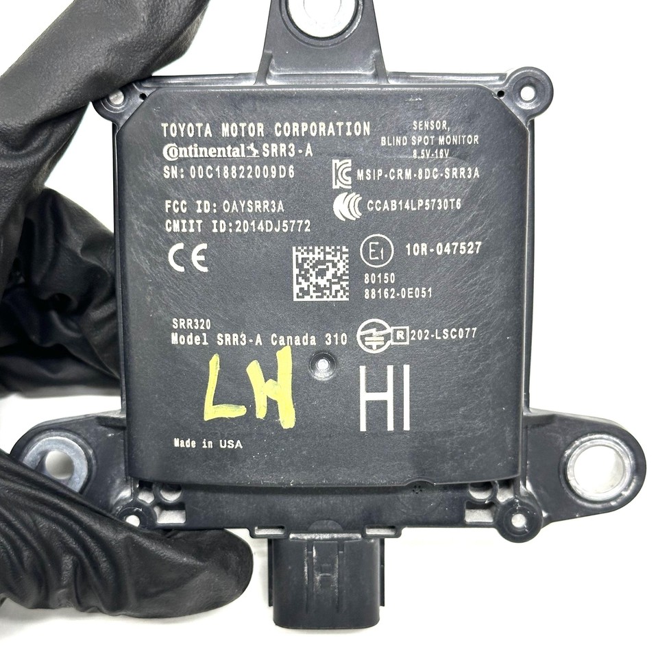 17-2019 TOYOTA HIGHLANDER OEM Left Side Blind Spot Sensor Module LH ...