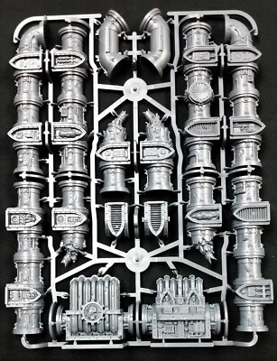 40K Terrain Pipes Fuel Command Edition Manufactorum Warhammer Thermic ...