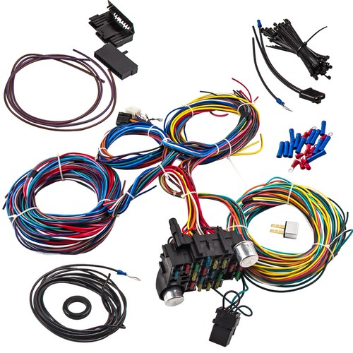 21 Circuit Truck Wiring Harness Extra Long Wires Color Coded for Chevy ...