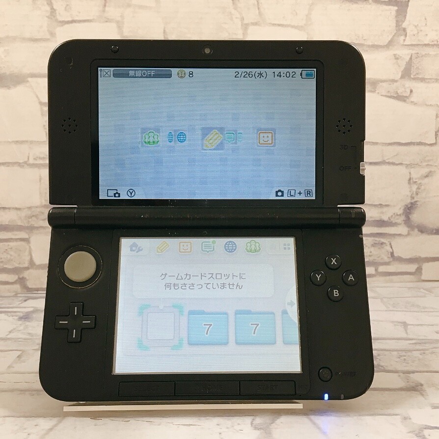 Nintendo 3DS LL Console Only Silver×Black NTSC-J Tested 1 day Shipping ...
