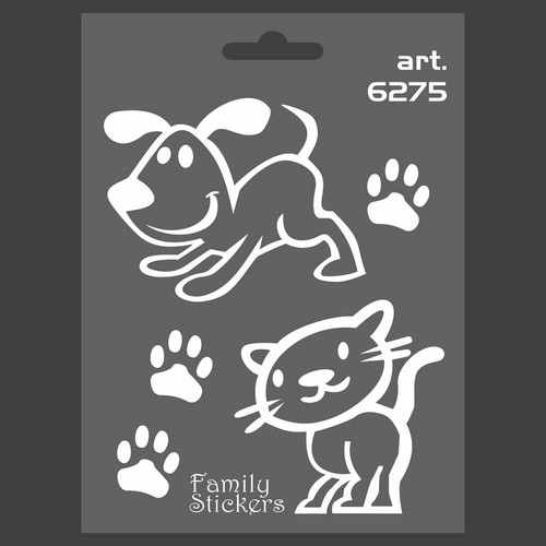 Aufkleber Family Stickers Hund - Katze 8016408062757 | eBay.de