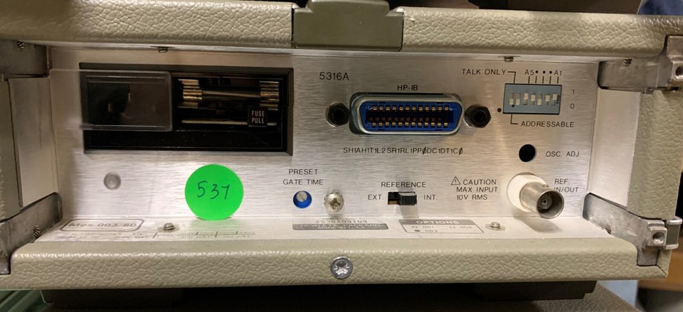 Hewlett Packard HP 5316A Universal Counter WITH Opt 003 | eBay