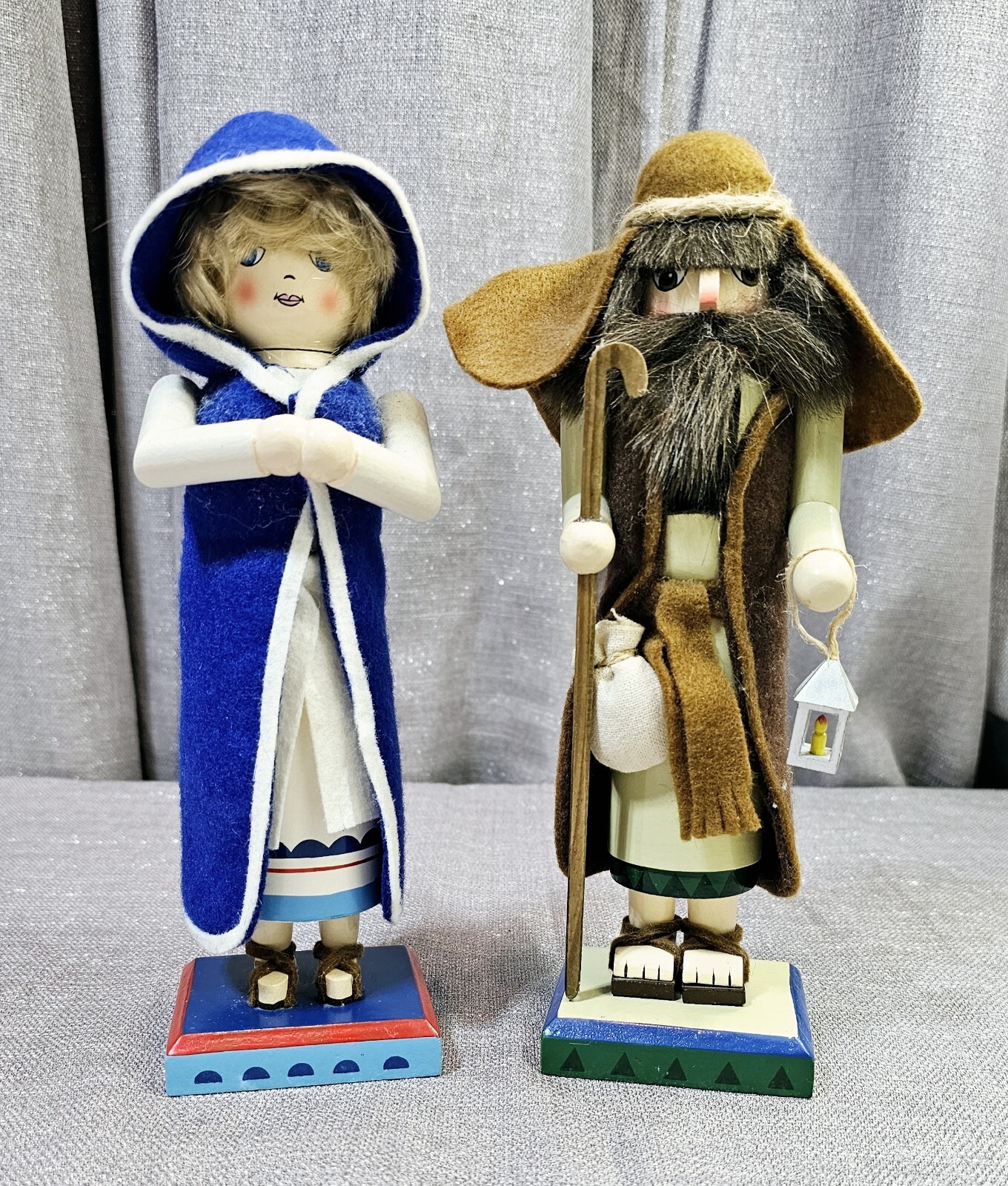Nutcracker Village Old World Nativity 9 1/2" Holy Family 1999 Mary ...