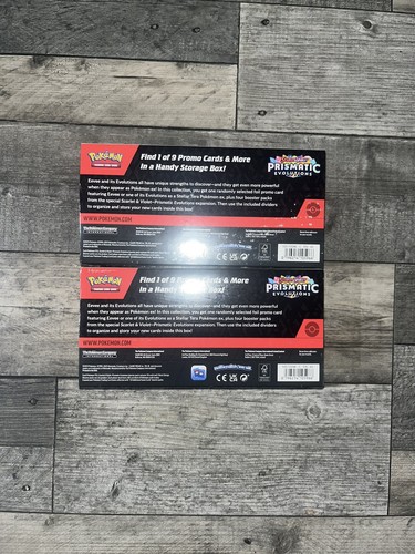 2 x Surprise Box Pokémon Scarlett and Violet Prismatic Evolutions ...