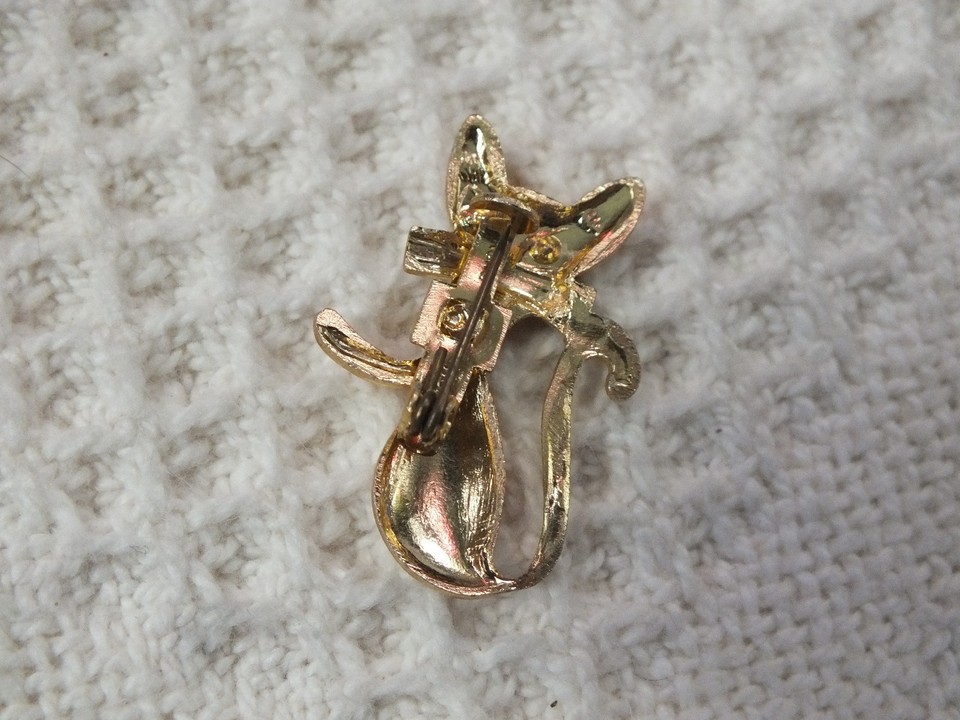 Collectible Beautiful Textured Gold Mouse Whiskers Brooch Pin 1 1/4 ...