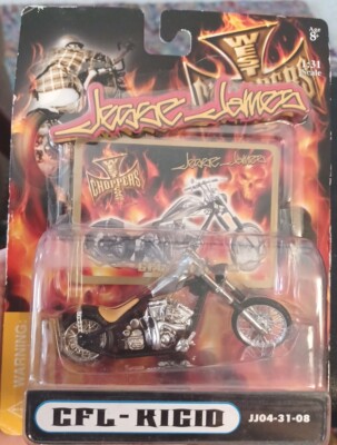 Jesse James West Coast Choppers CFL -RIGID Black Cycle 1:31 Scale JJ04 ...