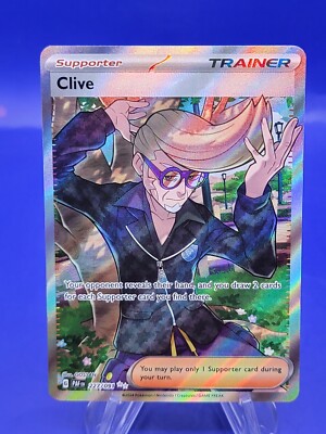 Clive 227/091 Full Art NM/M Paldean Fates Pokemon Card | eBay
