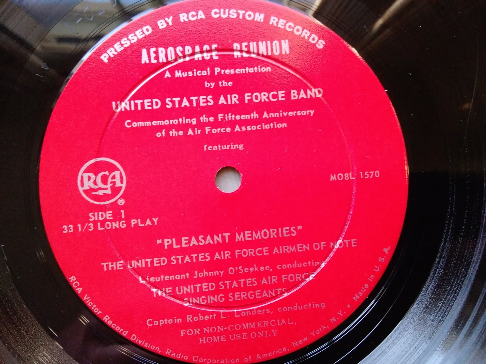 United States Air Force Band LP Vinyl RCA Records #M08L1570/1 Aerospace ...