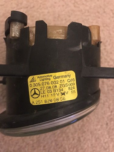 MERCEDES A B CLASS W169 W245 FOG LIGHT FRONT RIGHT DRIVERS OFF SIDE ...