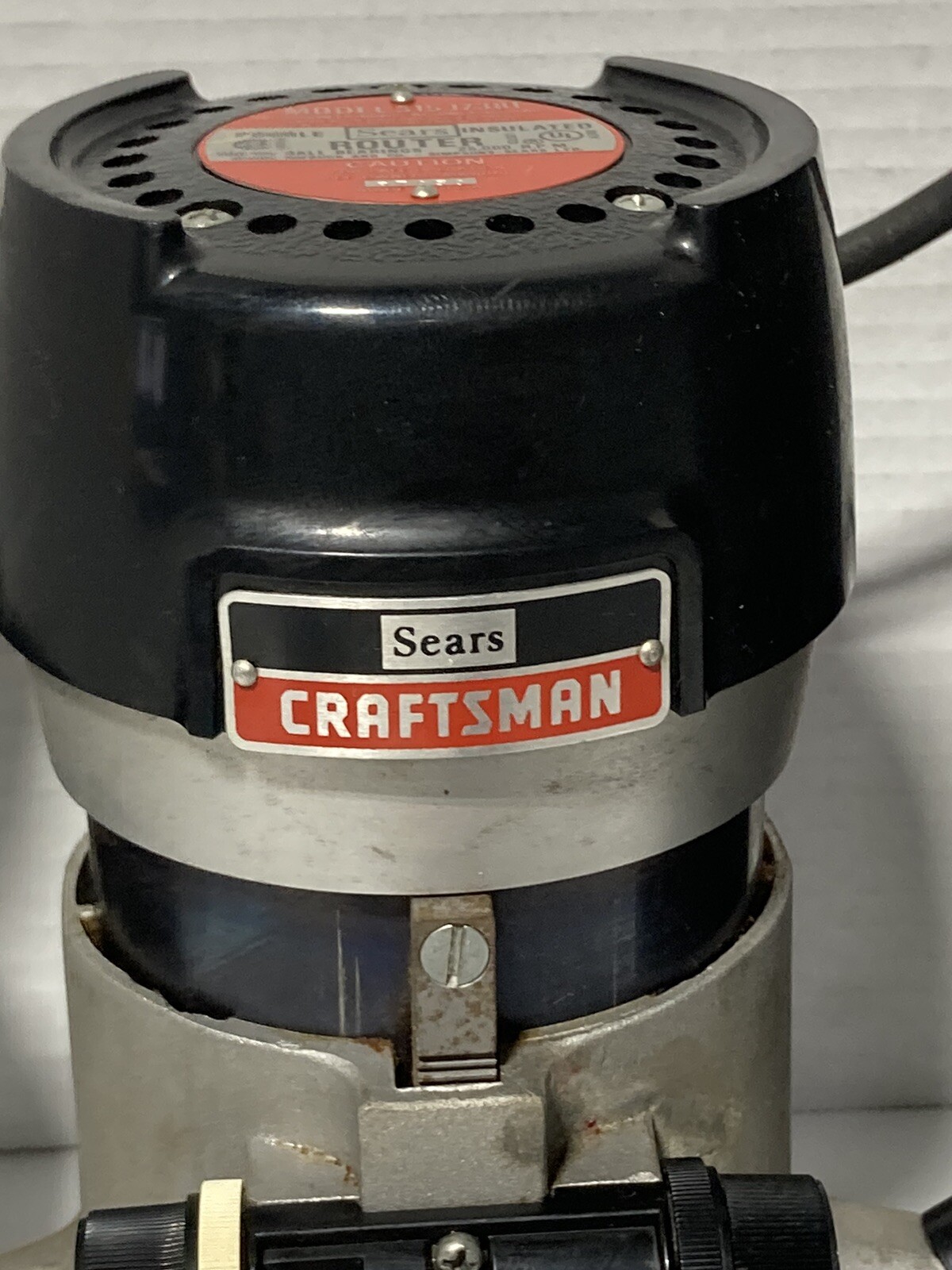 Craftsman #315.17381 25,000 RPM 6.5A 1/4" Router Vintage & Case Tested ...