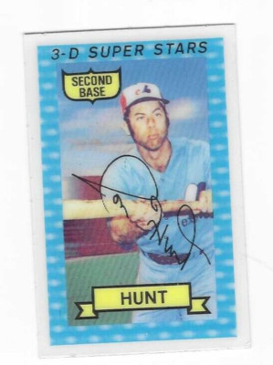 1974 KELLOGG'S 3-D SUPER STARS RON HUNT #25 MONTREAL EXPOS | eBay