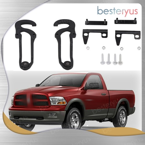 Heavy Duty Front Tow Hooks Fit for 2009-2017 Dodge Ram 1500 Black New ...