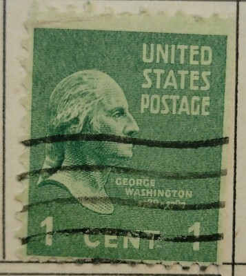 George Washington 1 Cent Stamp 1789-1797 Very Rare Vintage | eBay