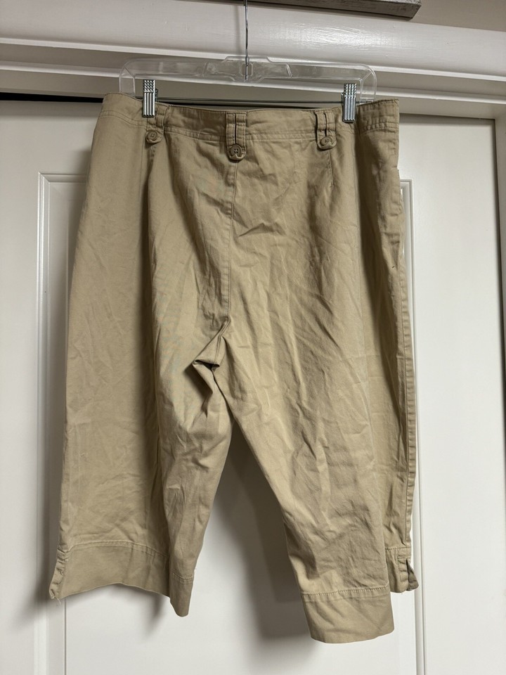Women’s White Stag Stretch 16 Tan Capris | eBay