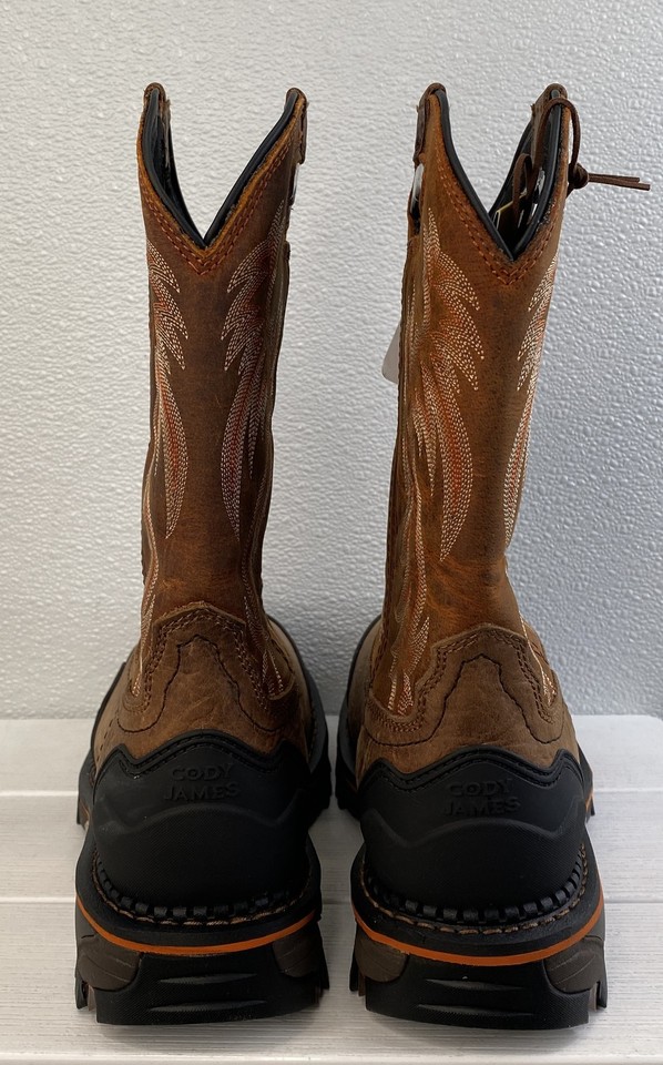 Cody James 11" Decimator Western Composite Toe Work Boots Men's Size ...
