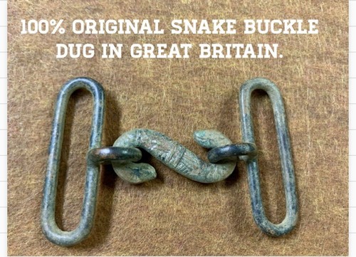 100% Original Snake ( Serpent) Buckle. Dug In Great Britain | eBay