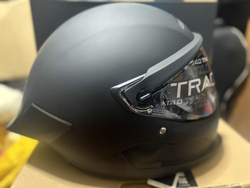 Ruroc Atlas 4.0 Track Motorcycle Helmet Carbon | eBay UK