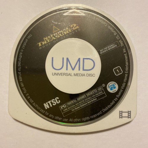 National Treasure 2 UMD Movie Sony PSP Playstation Portable DISC ONLY ...