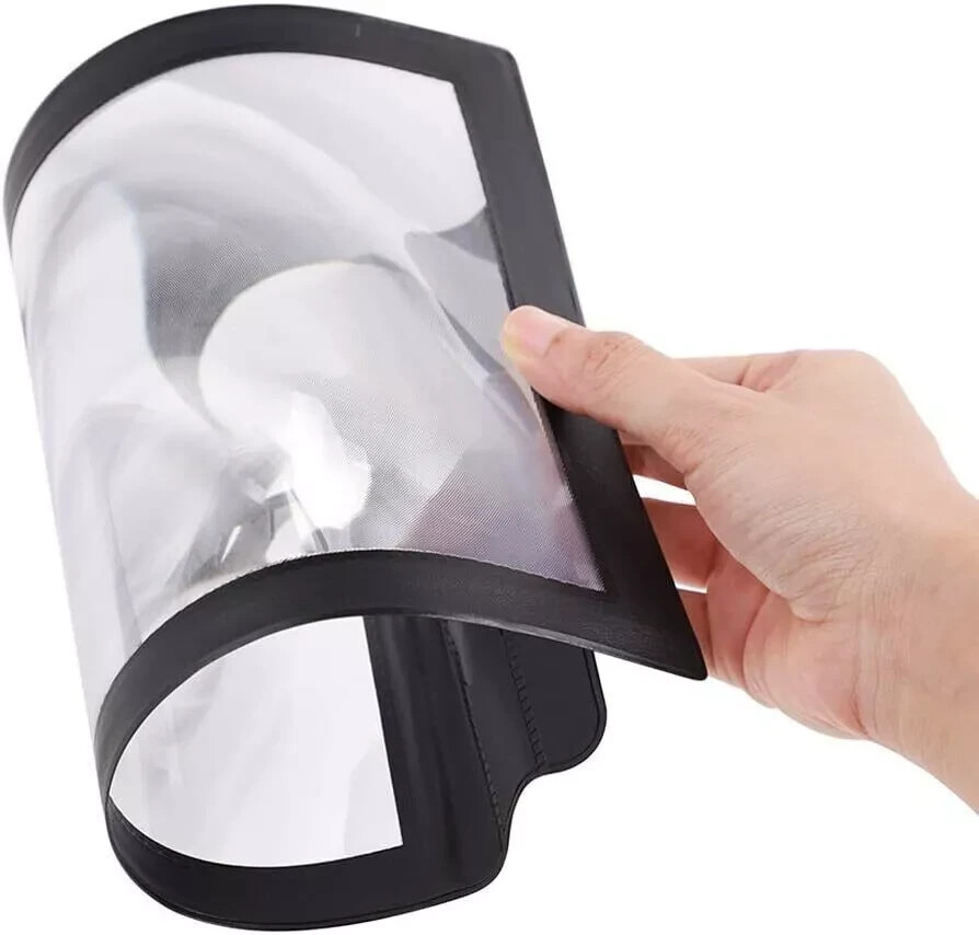 MAGNIFYING SHEET A4 FULL PAGE LARGE MAGNIFYING GLASS READING SEWING AID ...