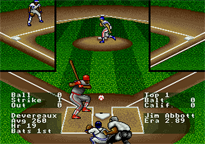 RBI Baseball 4- Sega Genesis Complete TESTED CIB w/ Reg Card and Poster ...