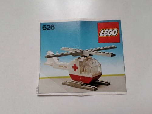 LEGO Notice Instruction / 626 Legoland Red Cross Helicopter | eBay