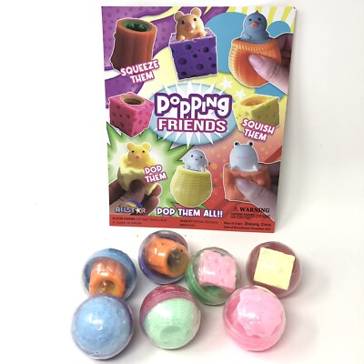 Set of 6 Pop Up Mouse in Cheese Squeeze Fidget Peek-a-Boo Stress ...